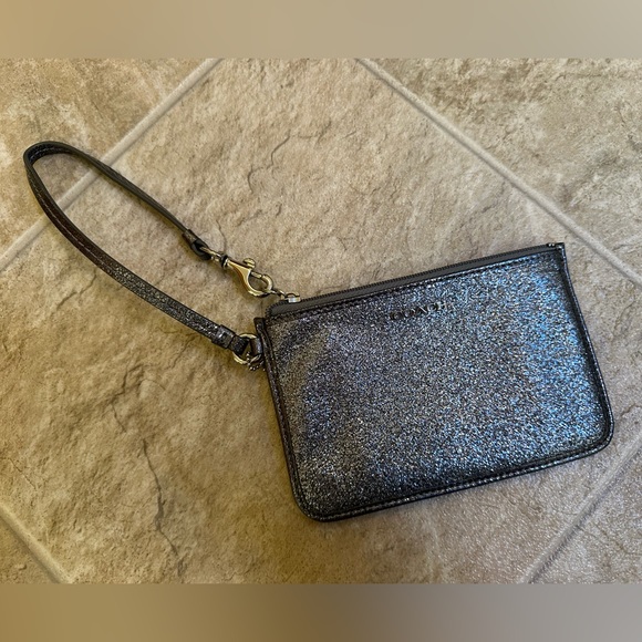 Coach | Bags | Authentic Coach Sparkle Glitter Wristlet | Poshmark